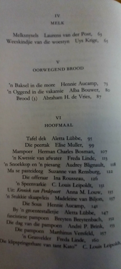 Borde Borde Boordevol, verhale en essays oor kos - Hennie Aucamp 1998 ...