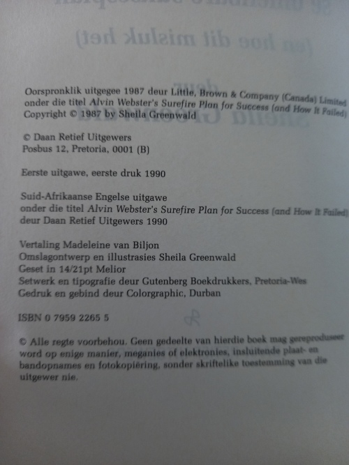 Calvyn Vermaas se onfeilbare suksesplan (en hoe dit misluk het ...