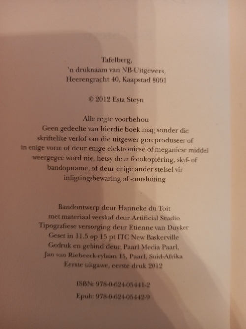 Die Skrywer deur Esta Steyn (2012) - NorthbyNorth