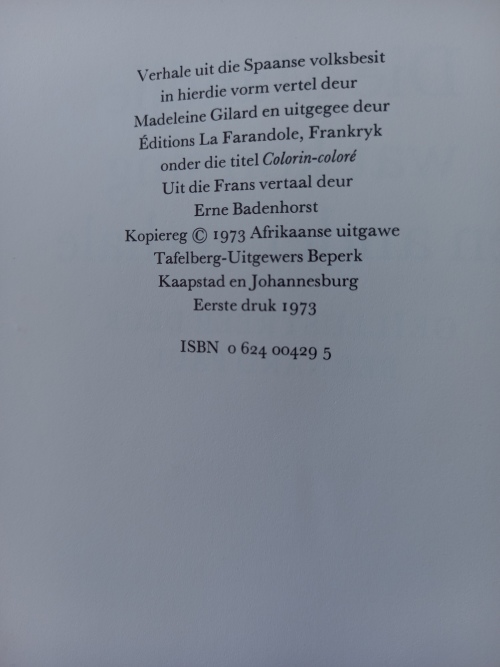 Die mandjie wat kon sing en ander verhale - Madeleine Gilard 1973 ...