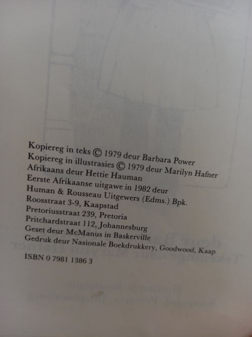Ek wens Klara se Mammie was my Mammie - Barbara Power (1979) - NorthbyNorth