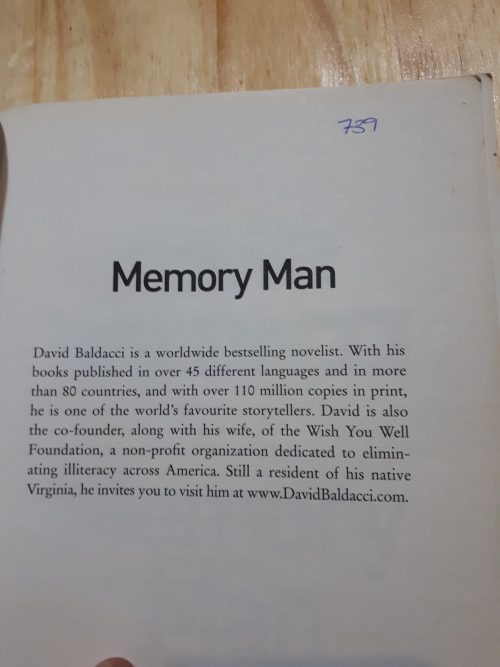 Memory man by David Baldacci (2015) - NorthbyNorth