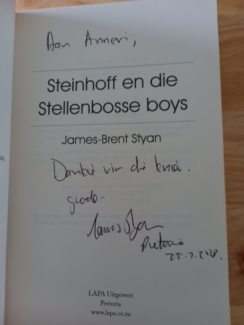 STEINHOFF en die Stellenbosse Boys - James-Brent Styan (2018 ...