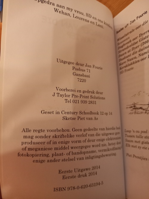 Vlugroep van die Tawiep - Jan Fourie (2014) *Geteken deur skrywer ...